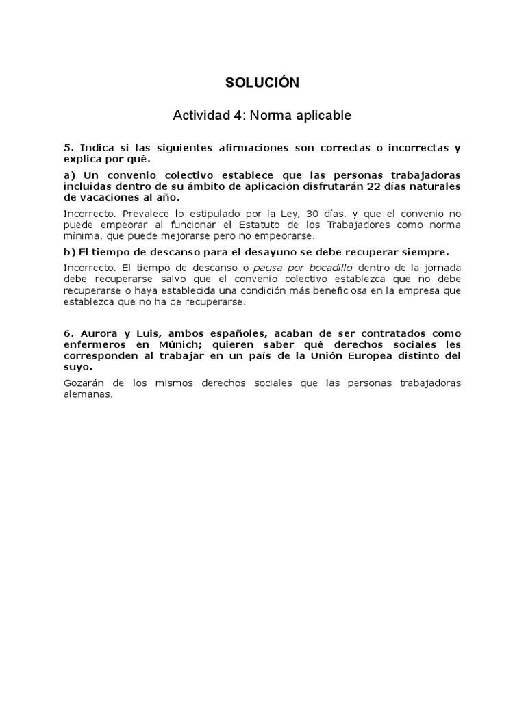 SOLUCIÓN. GM - Actividad 4 - Norma Aplicable | PDF