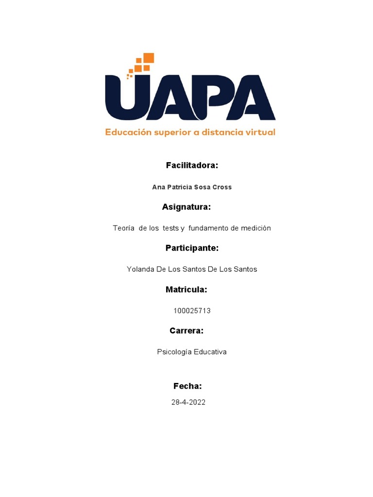 Tarea 2 Teoria de Los Tests Yolanda | PDF | Cociente de inteligencia ...