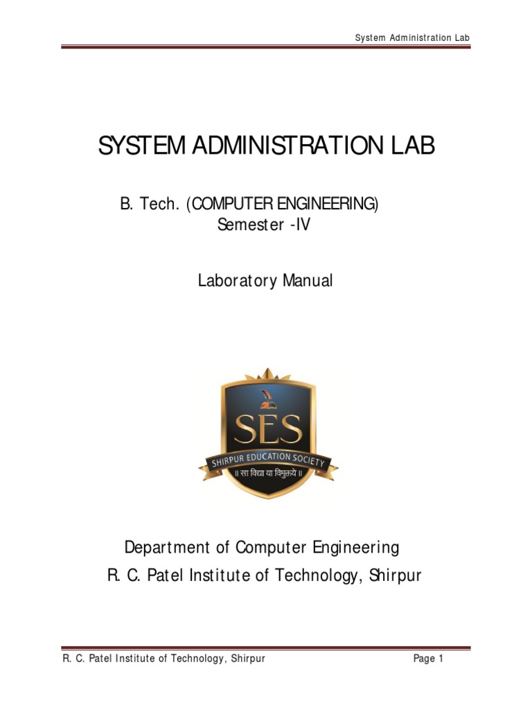 System Administration Lab Manual | PDF | Computers