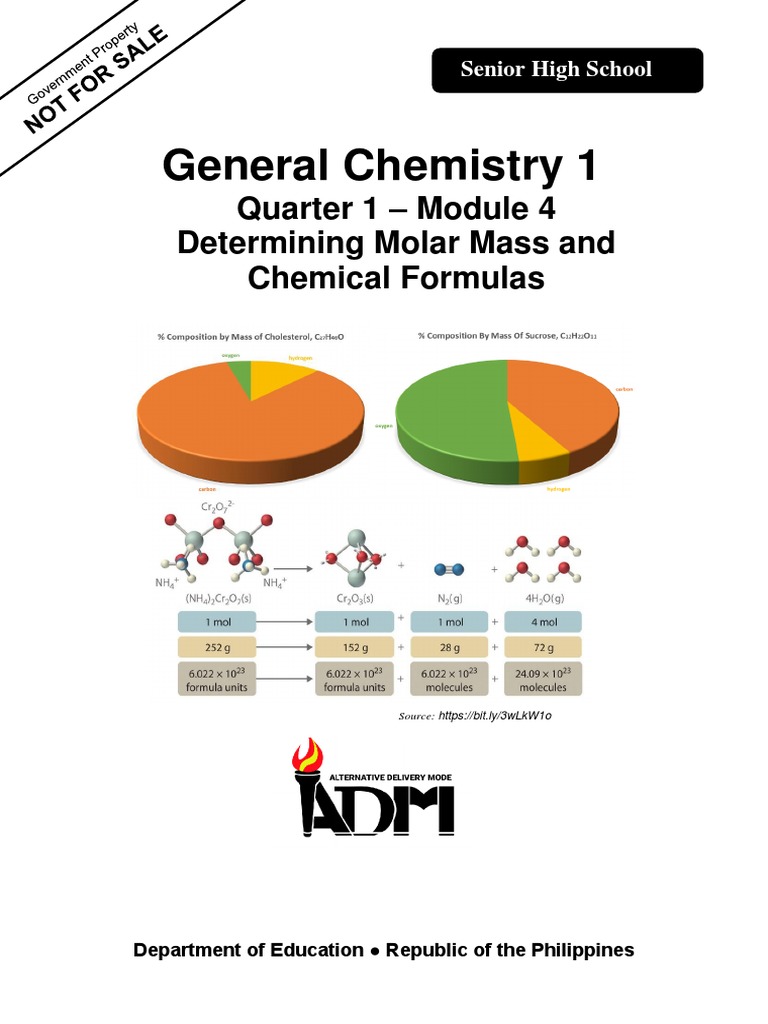 GeneralChemistry1 Q1 Mod4 Chemical-Formulas Ver-5 | PDF | Mole (Unit ...