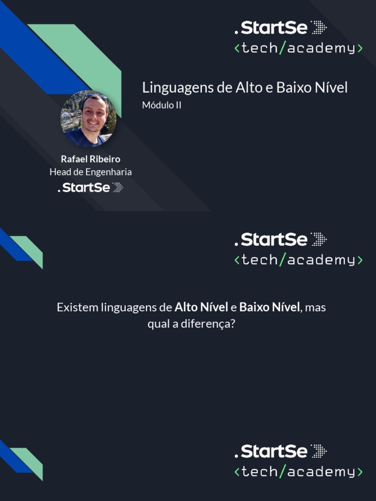 Aula 2 - Linguagem e Baixo e Alto Nível | PDF | Linguagem de ...