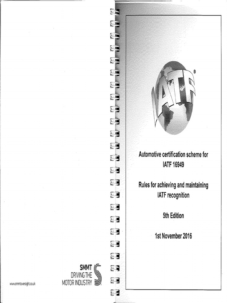 Rules of Certifications IATF 16949 (ENG) | PDF