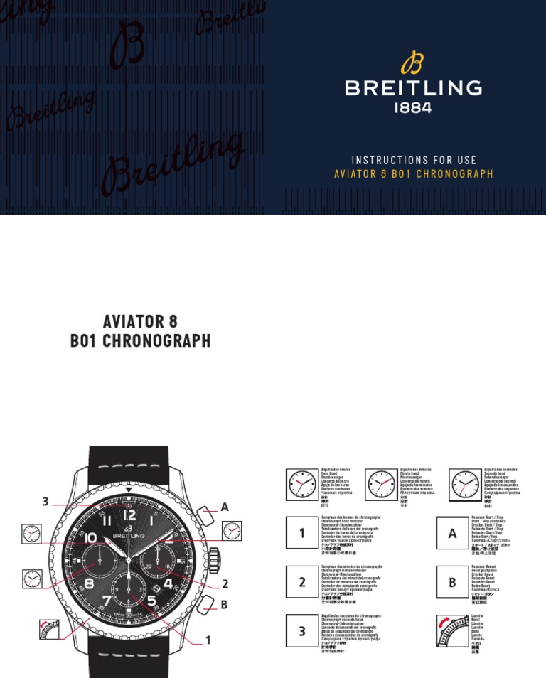 Aviator 8 B01-Chronograph 43 | PDF | Montre (horlogerie) | Horlogerie