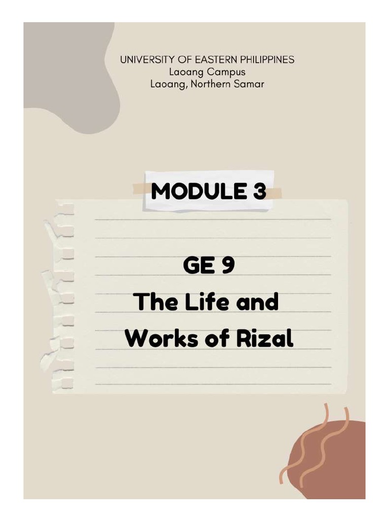 Ge 9 - Module 3 | PDF | Classics