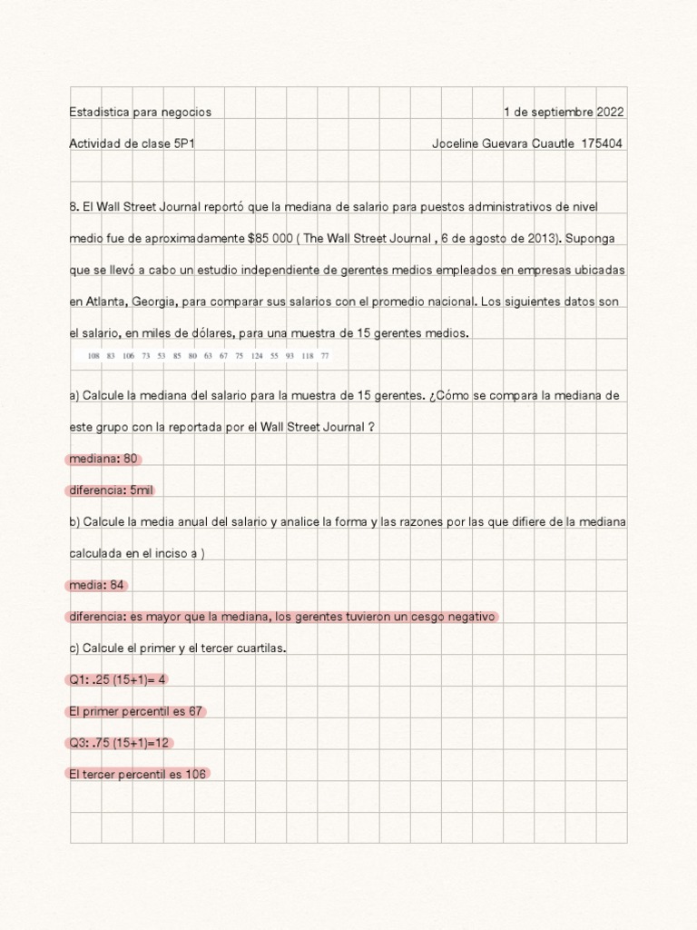 Actividad de Clase - 5P1 | PDF