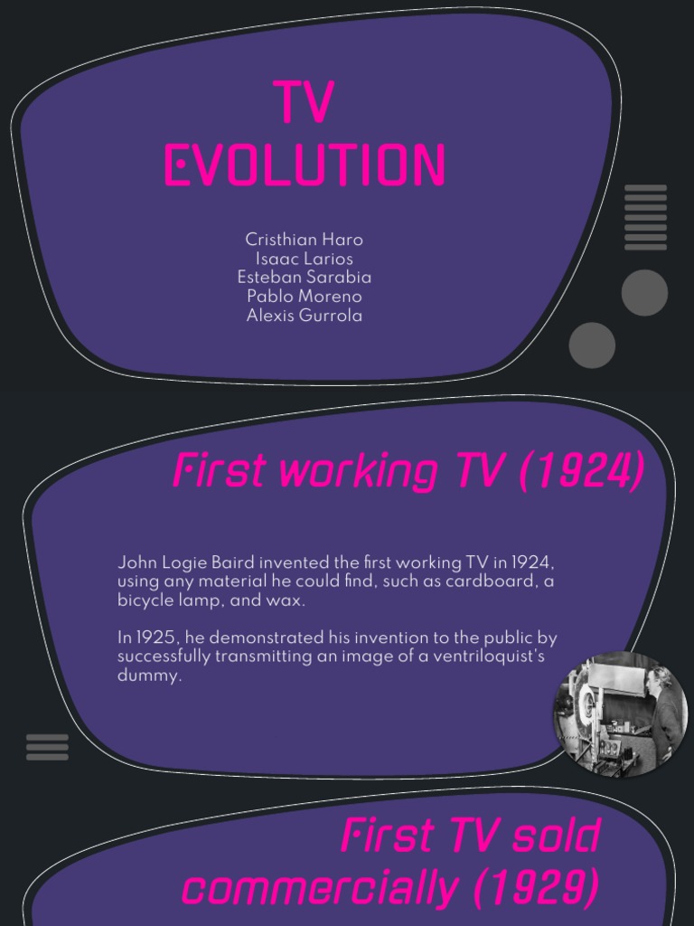 TV Evolution | PDF | Television | Electronics