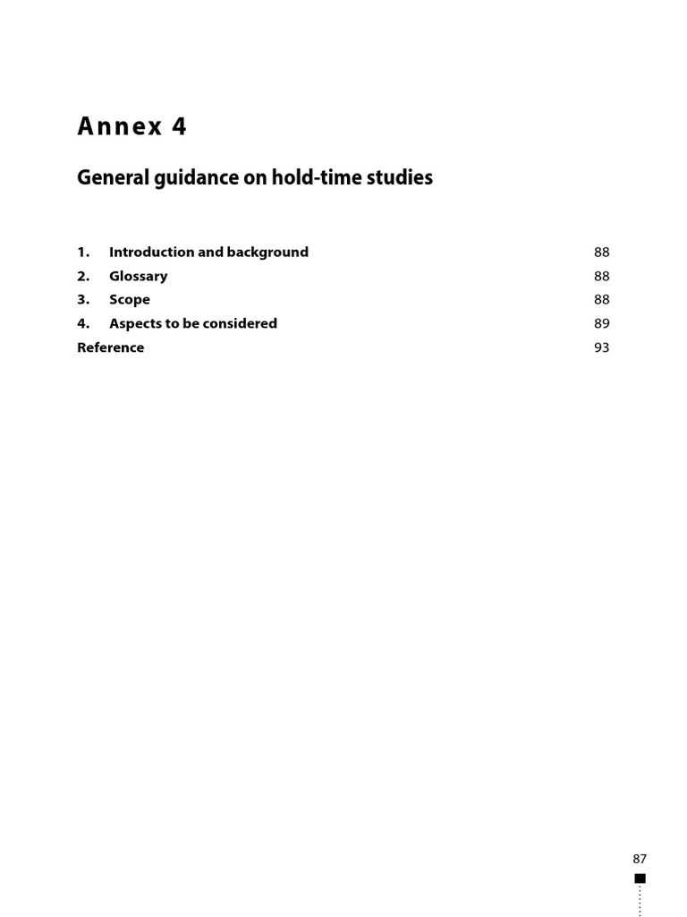 WHO Guidelines on Hold-Time Studies | PDF | Tablet (Pharmacy ...