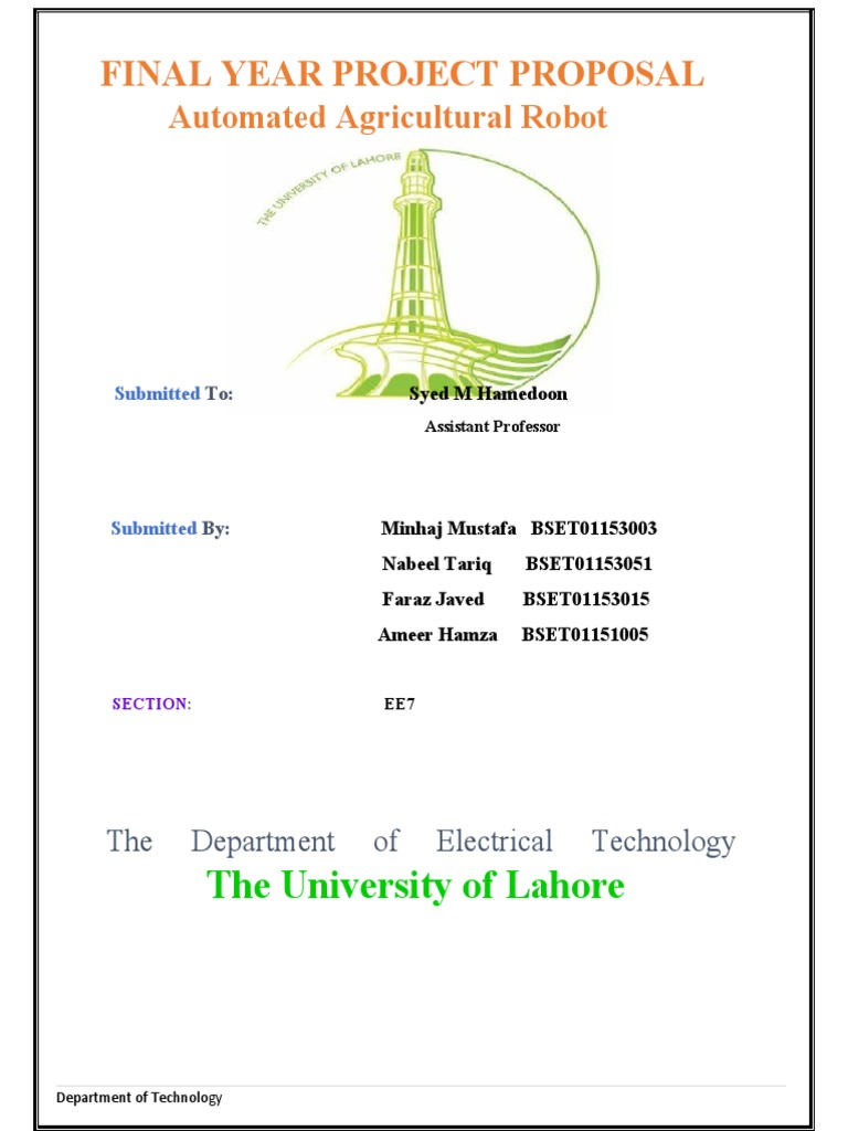 FINAL YEAR PROJECT PROPOSAL (Review) (Repaired) | PDF | Infrared | Arduino