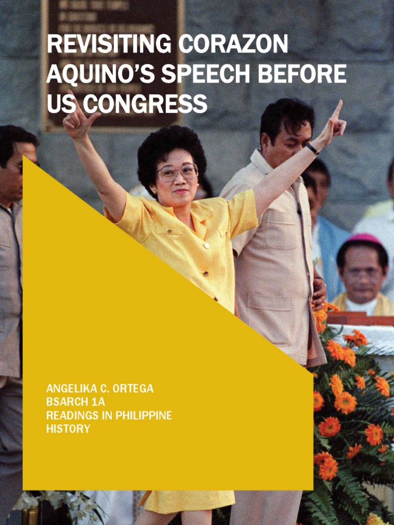 Revisiting Corazon Aquino's Speech Before Us Congress | PDF | Corazon ...