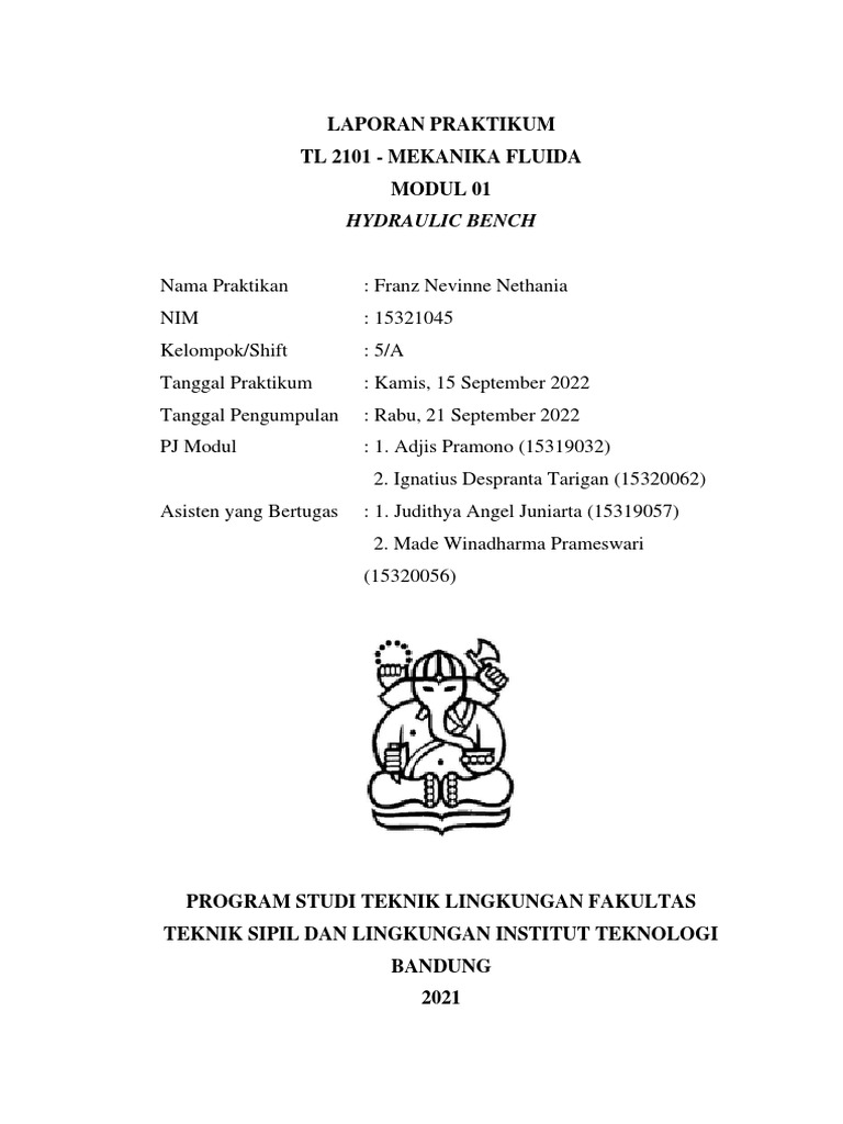 Laporan Praktikum Hydraulic Bench | PDF | Sains & Matematika