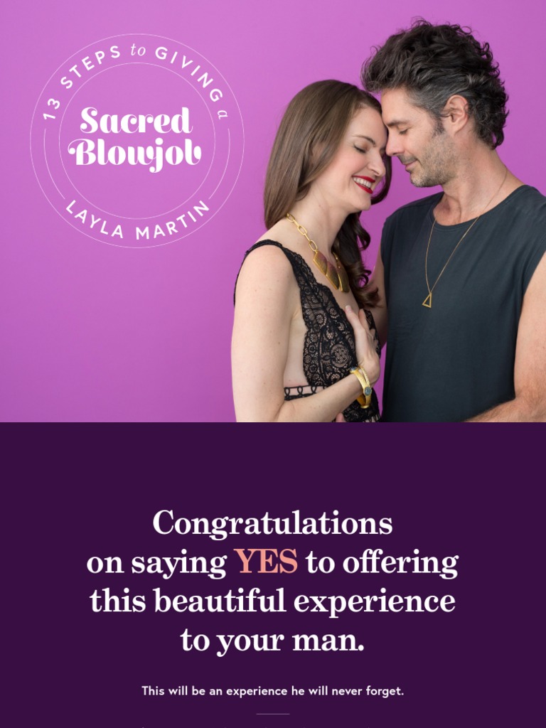 LM Sacredblowjob Guide r1 | PDF | Experience | Orgasm