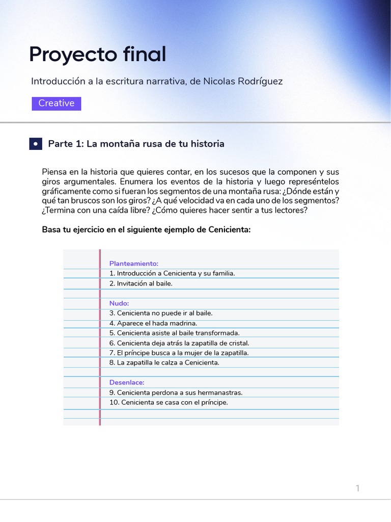 Escritura narrativa: guía práctica | PDF | Ficción general