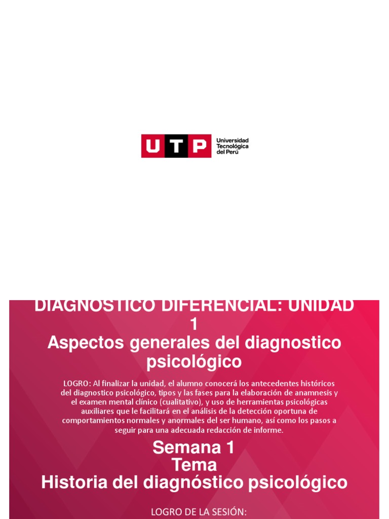 Historia del Diagnóstico Psicológico | PDF | Sicología | Inteligencia