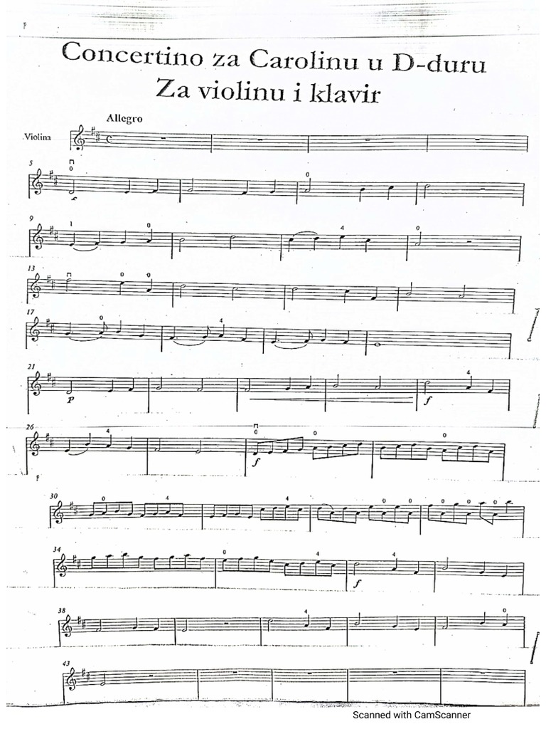 Koncert Za Carolinu | PDF