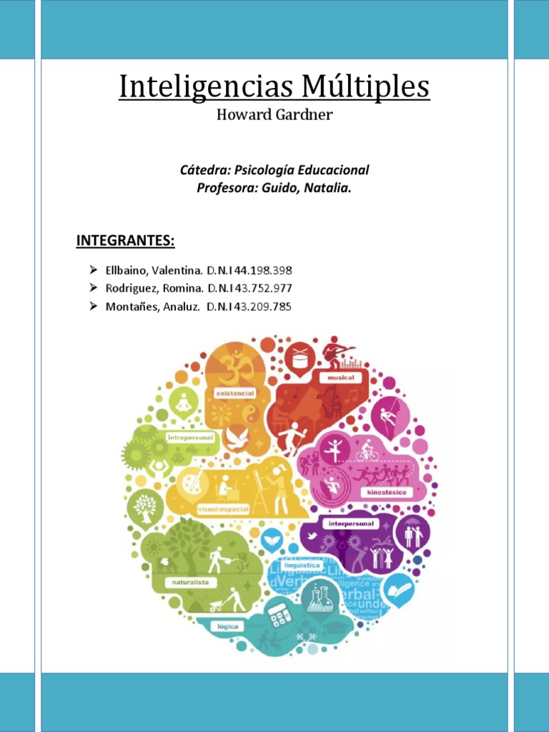 Inteligencias Multiples - PDF - TP | Descargar gratis PDF | Inteligencia | Aprendizaje