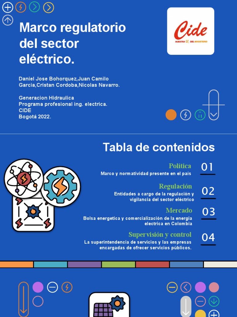 Marco Regulatorio Del Sector Electrico | PDF | Colombia | Economias