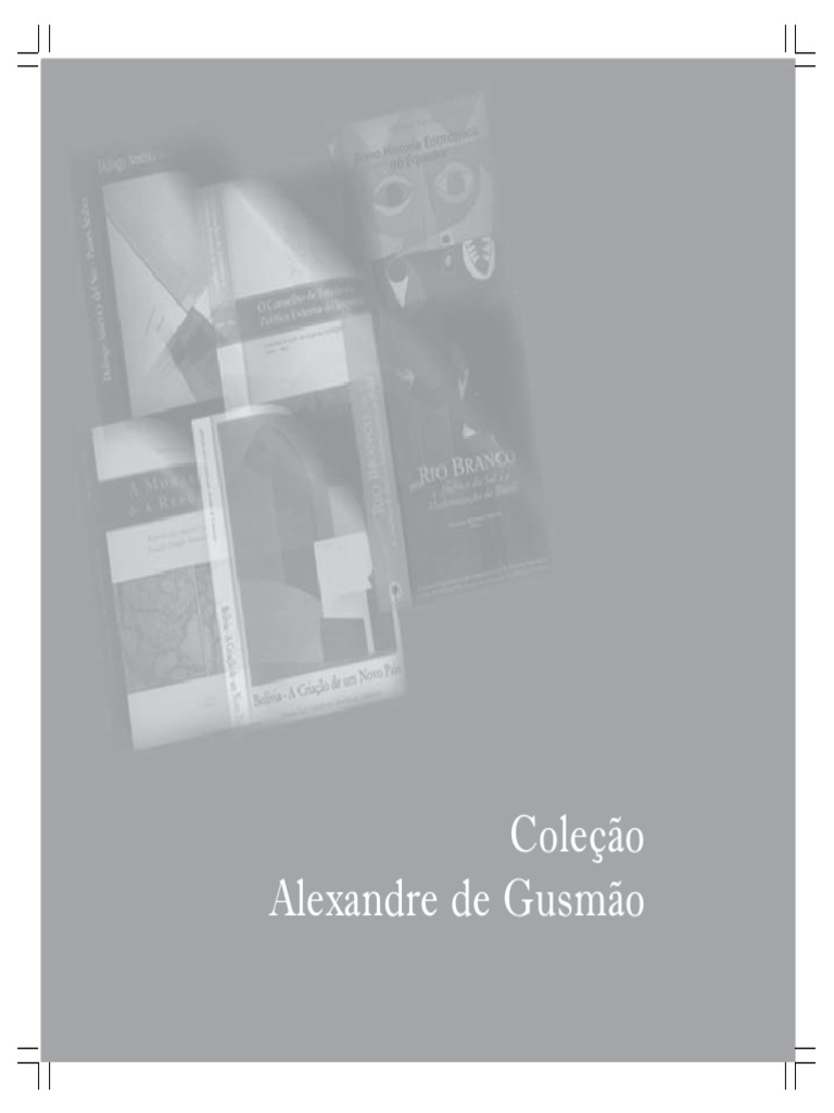Col Alexandre de Gusmão | PDF | Brasil | Diplomacia