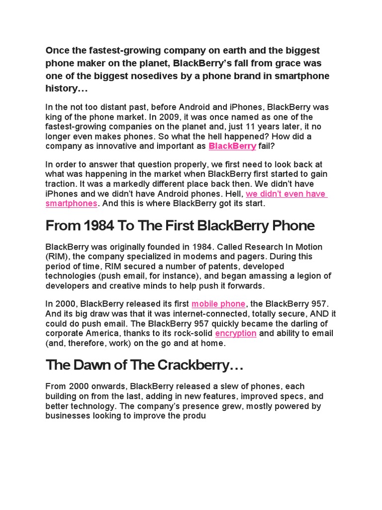 Blackberry | PDF | Computers