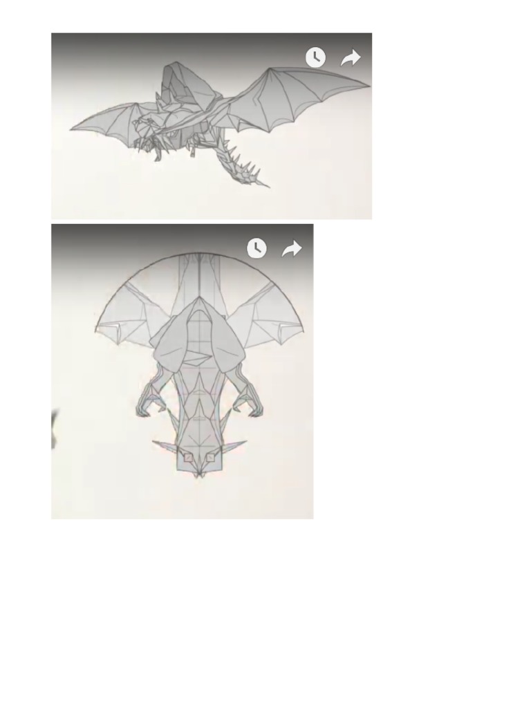 Nazgul Fellbeast Origami | PDF