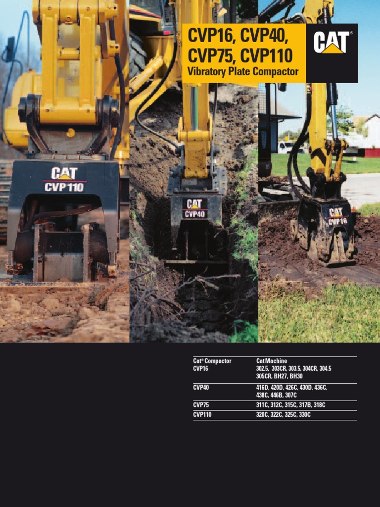 GEHQ0181-01 - Vibratory Plate Compactors | PDF | Loader (Equipment ...