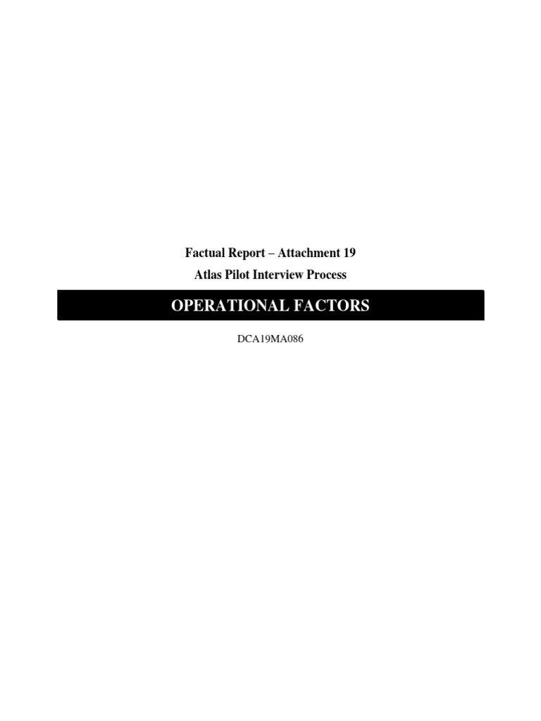 Operations Attachment 19 - Atlas Air Pilot Interview Process | PDF ...