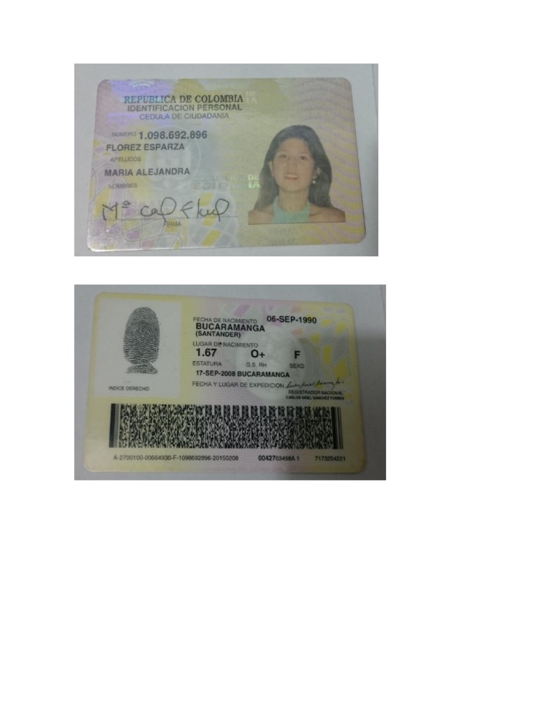 Fotocopia de La Cedula | PDF