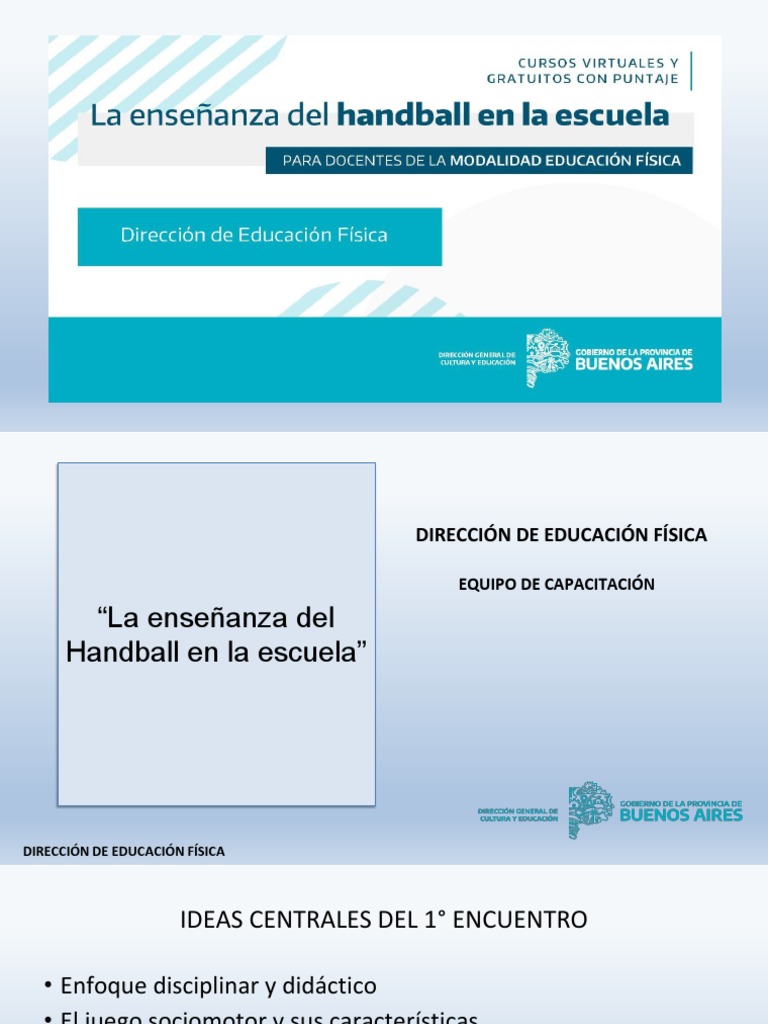 2° ENCUENTRO Handball. MATERIAL CURSANTES | PDF | Inclusión (Educación ...