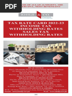 Tax Rate Card For Tax Year 2025-26 | PDF | Taxes | Capital Gain