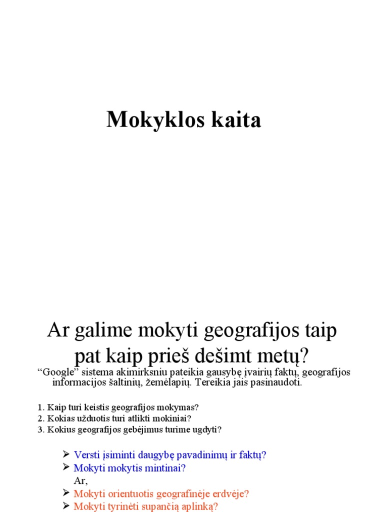Geografijos Skaidres | PDF