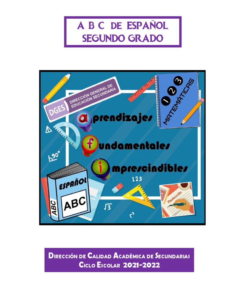 Actividades Académicas Secundaria ABC | PDF