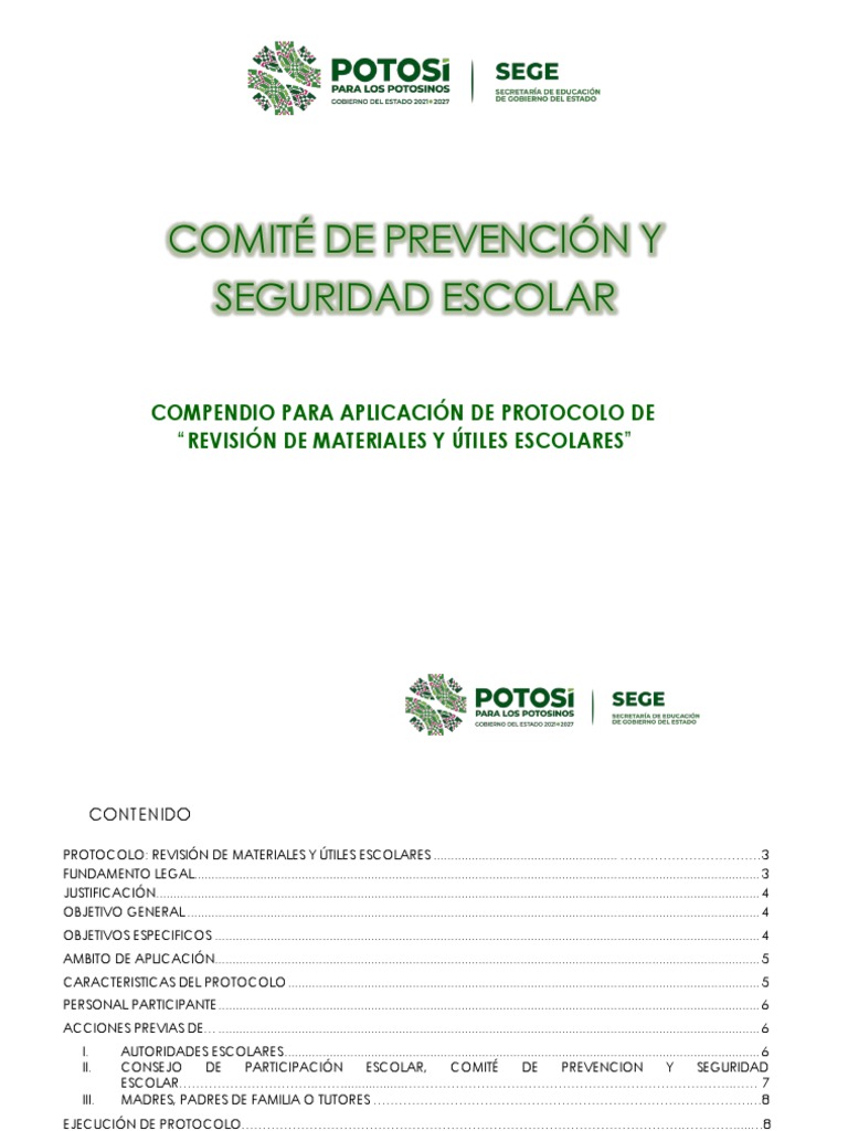 Protocolo Materiales y Utiles ( | PDF