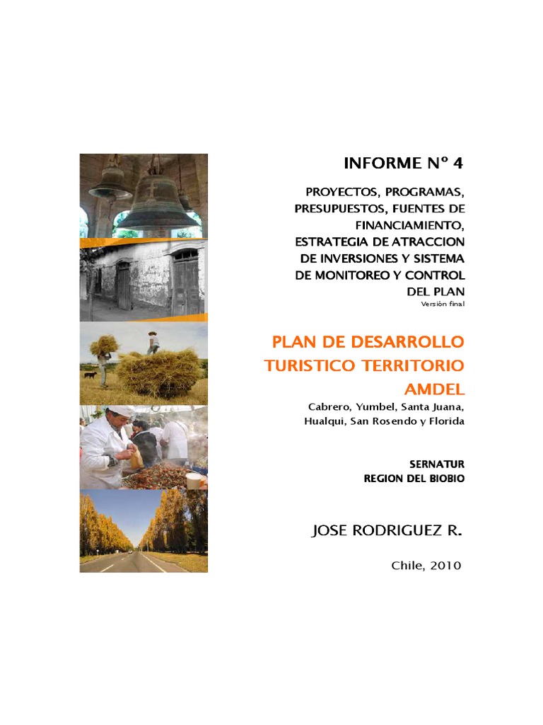Plan de Desarrollo Turistico Territorio Amdel | PDF | Turismo ...