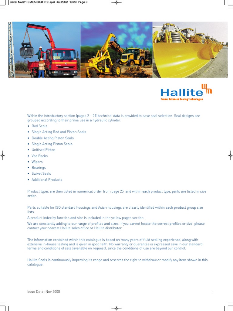 Hallite Catalogue | PDF | Piston | Engines