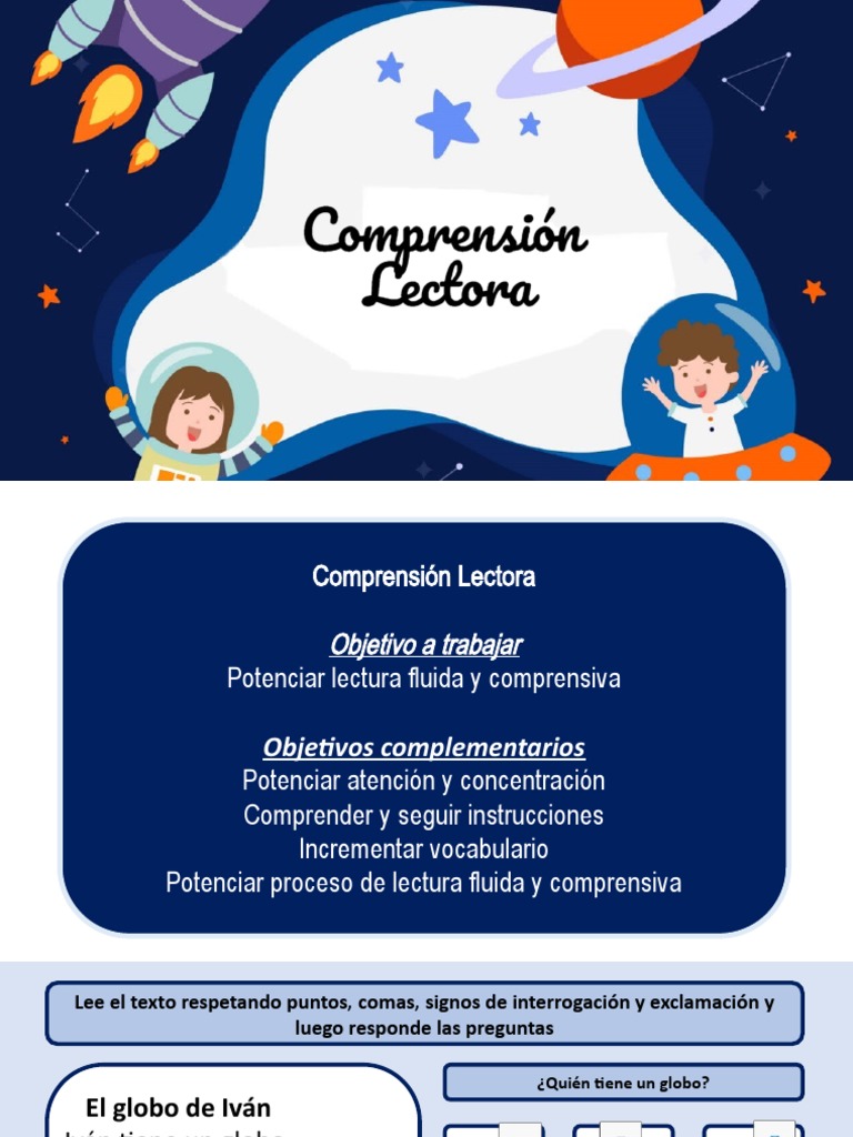 Comprensión Lectora (1° - 2°) | PDF | Color