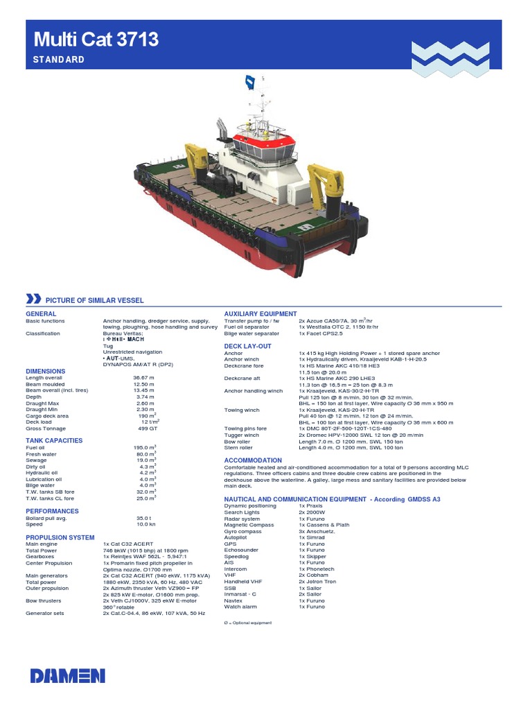 Product Sheet Multi Cat 3713 Standard | PDF