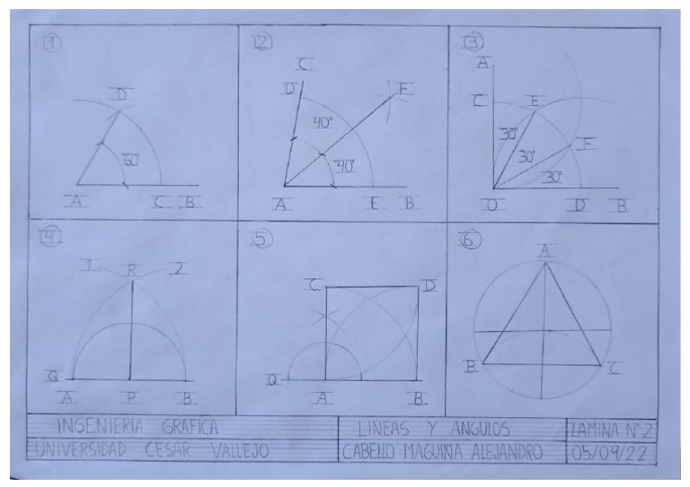 Lineas y Angulos | PDF