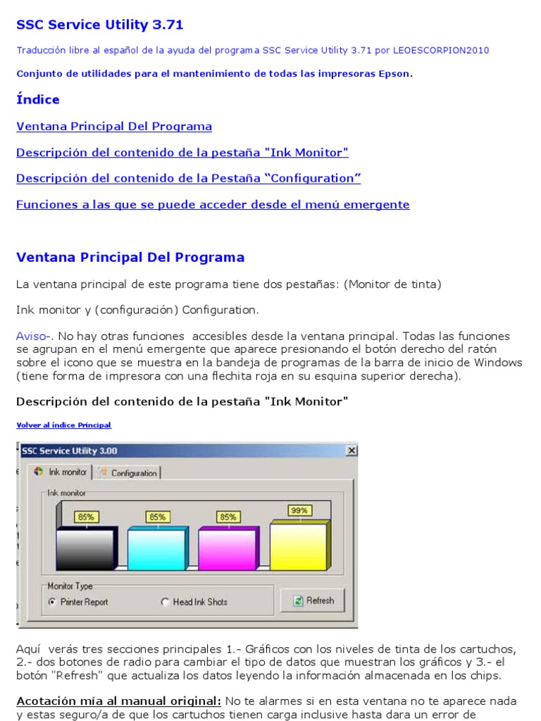 Guía completa del programa SSC Service Utility 3.71 para el ...