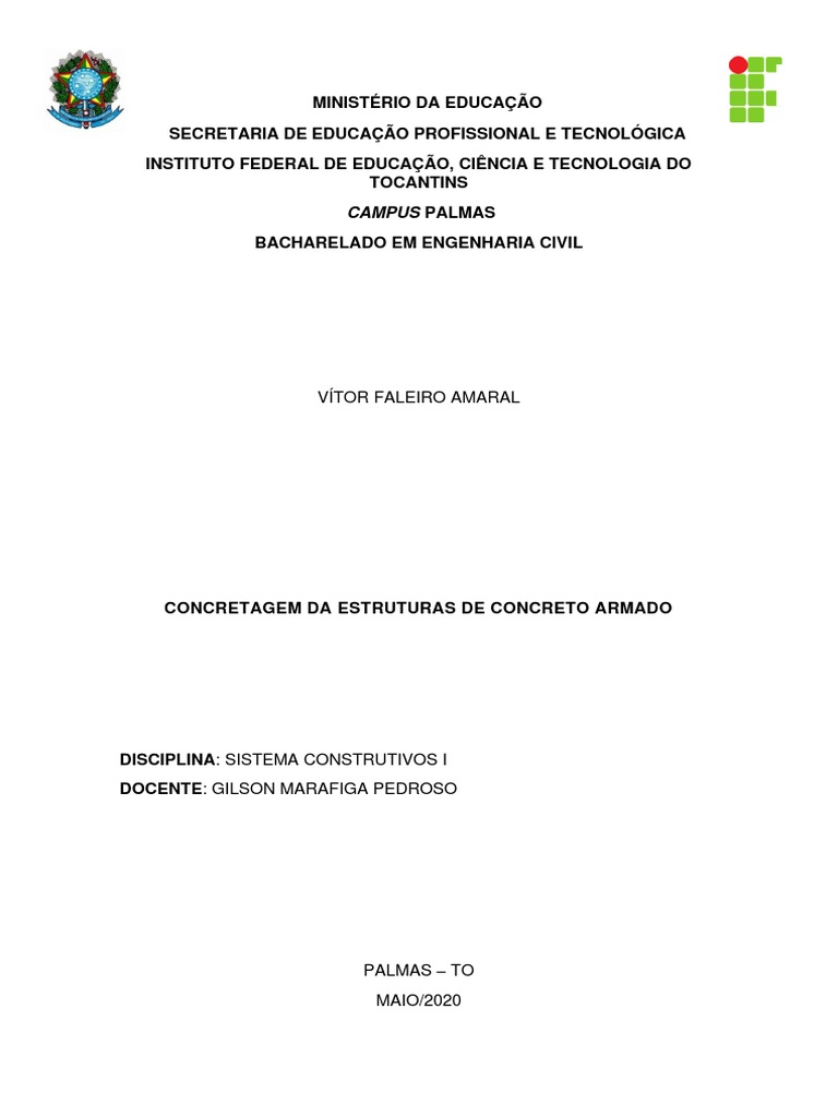 Concretagem de Estruturas de Concreto Armado | PDF | Concreto | Engenharia Civil