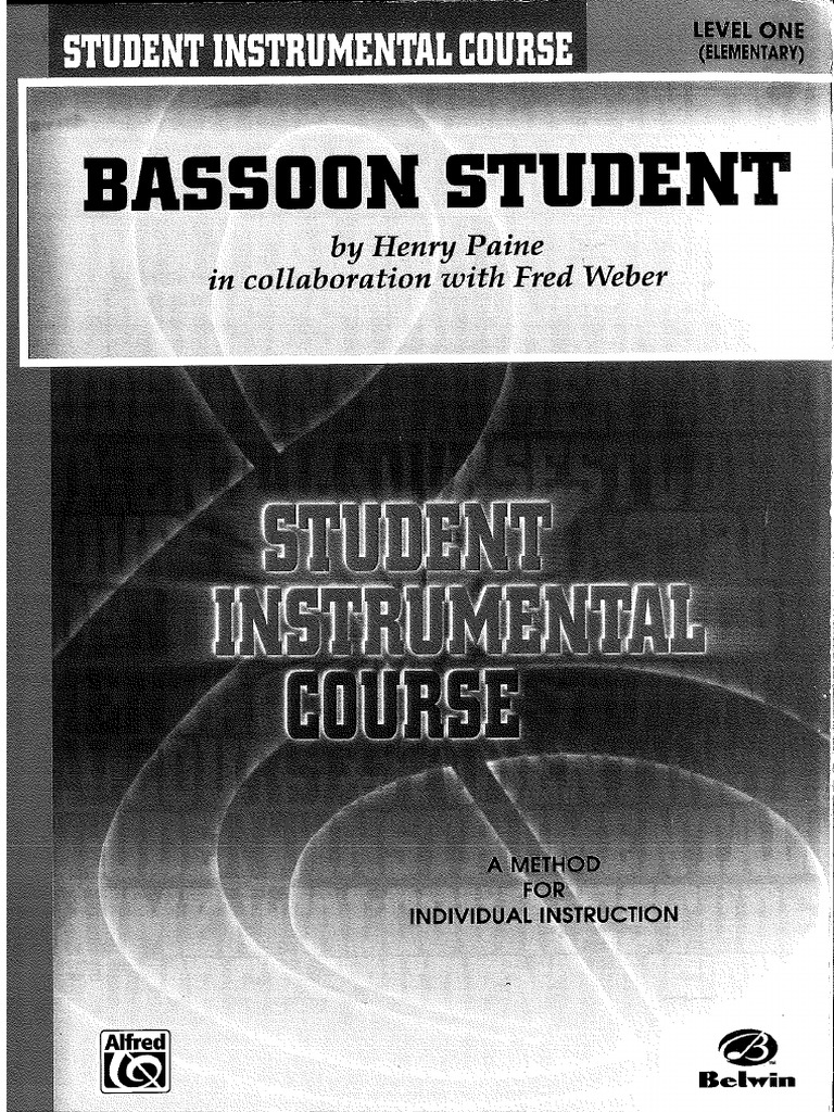 H. Paine - Bassoon Student Level 1 | PDF
