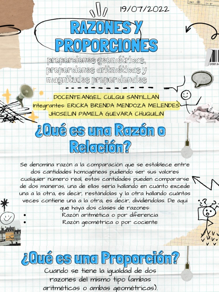Razones y Proporciones | PDF