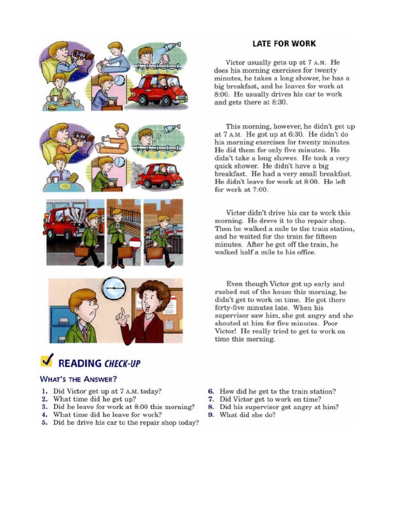 Late For Work PDF | PDF