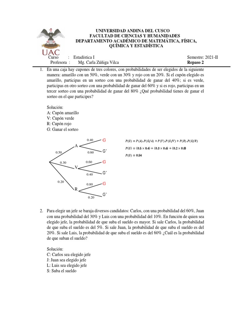 Repaso2 Solucionado | PDF | Matemáticas | Science