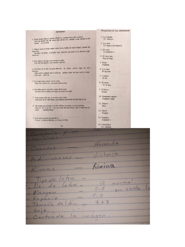 Adivinanzas Popti | PDF