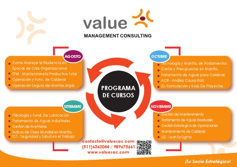 VALUE - Aviso - Programa de Cursos 2022 | PDF