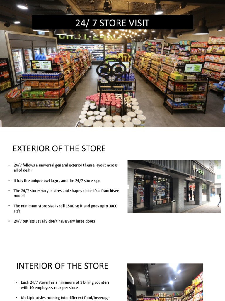 24/7 Store Overview and Insights | PDF | Advertising | Supermarket