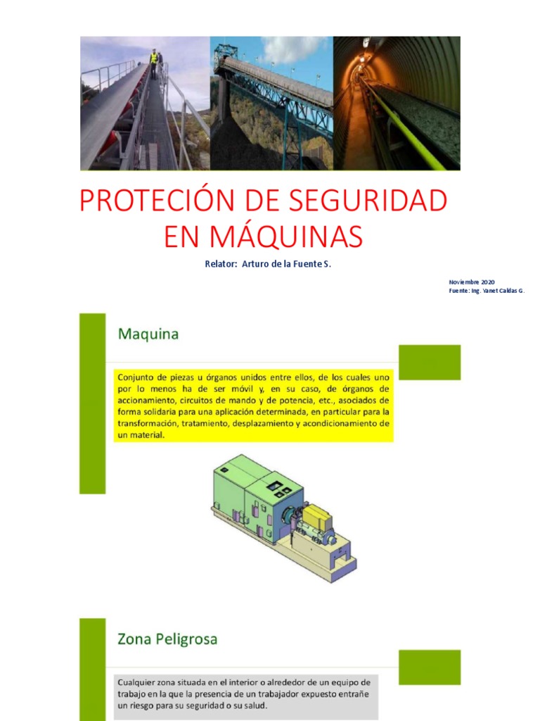 PROTECCIÓN DE SEGURIDAD EN MÁQUINAS (Nov 2020) | PDF