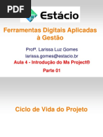 Aula 5 Microsoft Project 2016 | PDF | Informática | Computação e ...