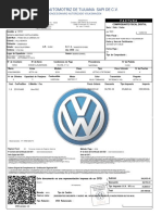 Factura Volkswagen | PDF | Volkswagen | Fabricantes de vehículos eléctricos