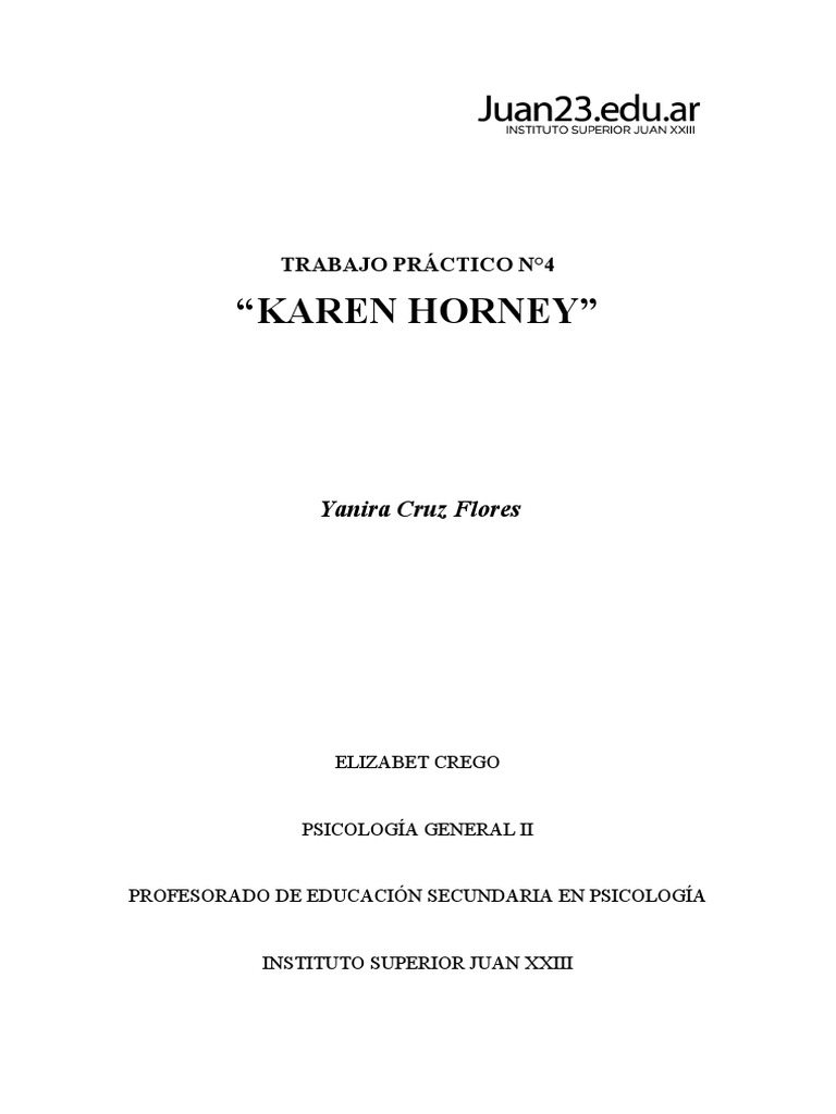TP N°4 - Psicología General | PDF | Neurosis