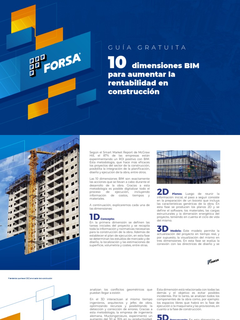 Guia Forsa 10 Dimensiones Bim | PDF | Sustentabilidad | Software